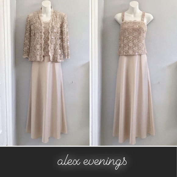 Alex Evenings | Dresses | Alex Evenings Mother Of The Bride 2piece ...